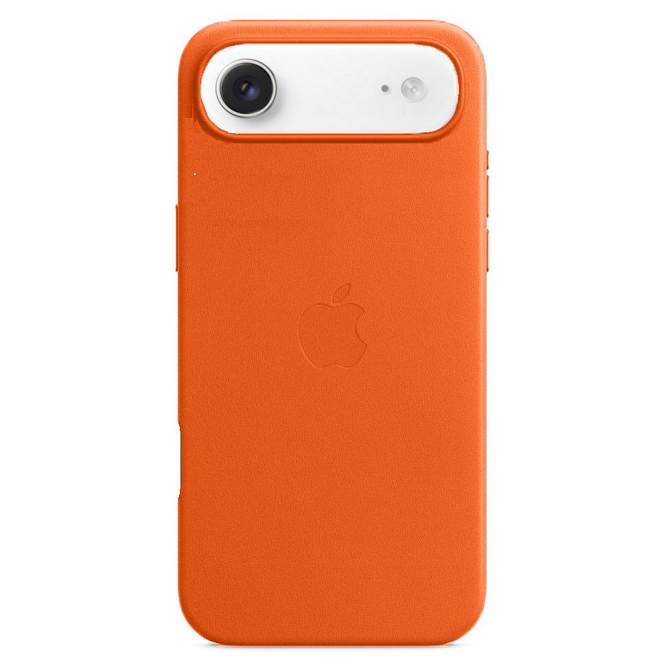 iPhone Air, iPhone 17 Air Leather Case with MagSafe - Orange – CASESILY